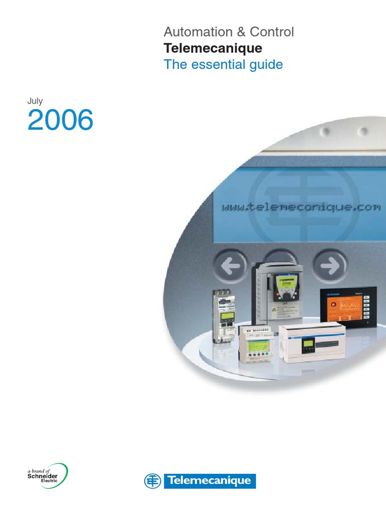 Telemecanique - The Essential Guide 2006.07 PDF | PDF | Programmable Logic Controller | Automation