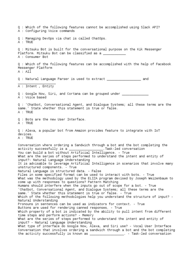 Understanding Conversational Systems | PDF | Internet Bot | Information ...