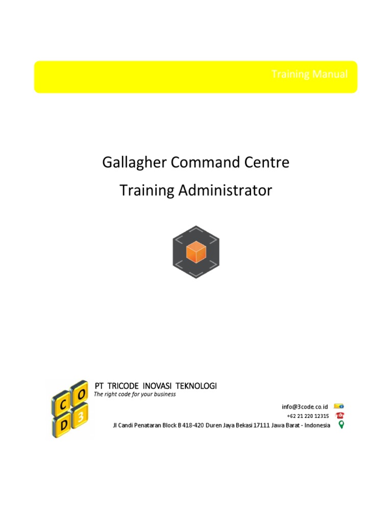 Gallagher Command Centre Training Administrator | Software | System ...