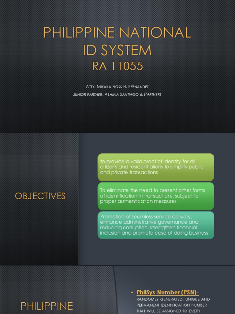 Philippine National Id System | PDF | Identity Document | Privacy