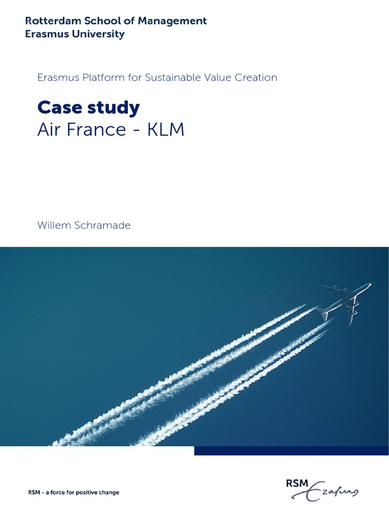 Case Study KLM PDF | Download Free PDF | Beta (Finance) | Sustainability