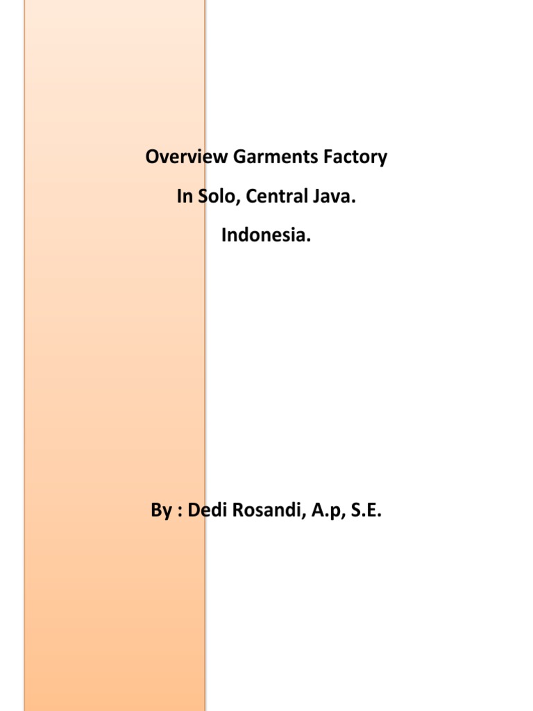 Overview Garments Factory | PDF | Java | Jakarta