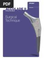 015 Exeter V40 Femoral Stem Using Modular Broach Surgical Technique For ...