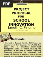 Innovation Project Proposal Template | PDF