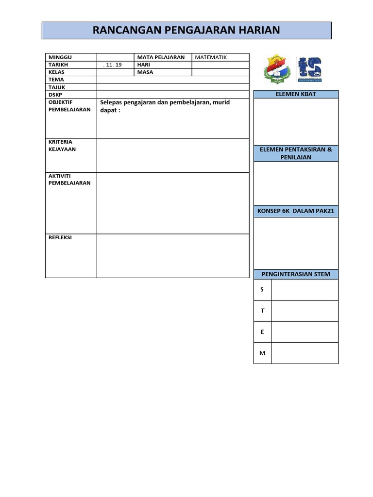 RPH STEM THN 6 | PDF