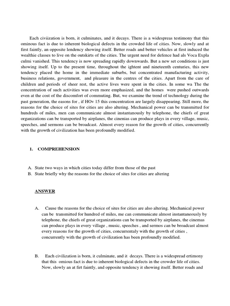 Tugas Reading Comprehension | PDF | Grammar | Syntax