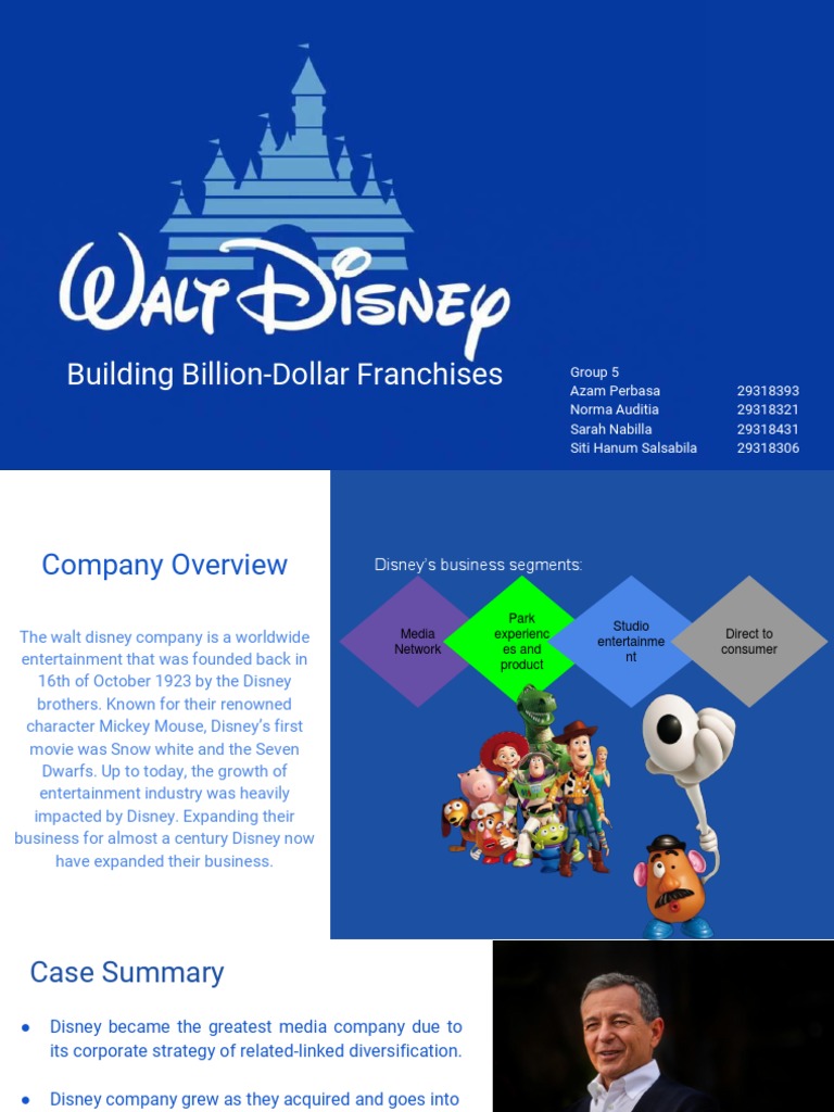 Disney - Building Billion-Dollar Franchises | PDF | The Walt Disney ...