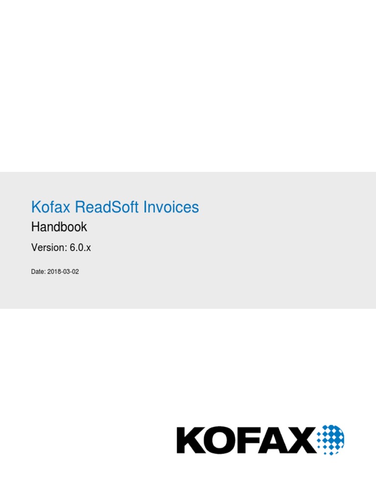 ReadSoft Invoices Handbook | PDF | Visual Basic For Applications | Invoice