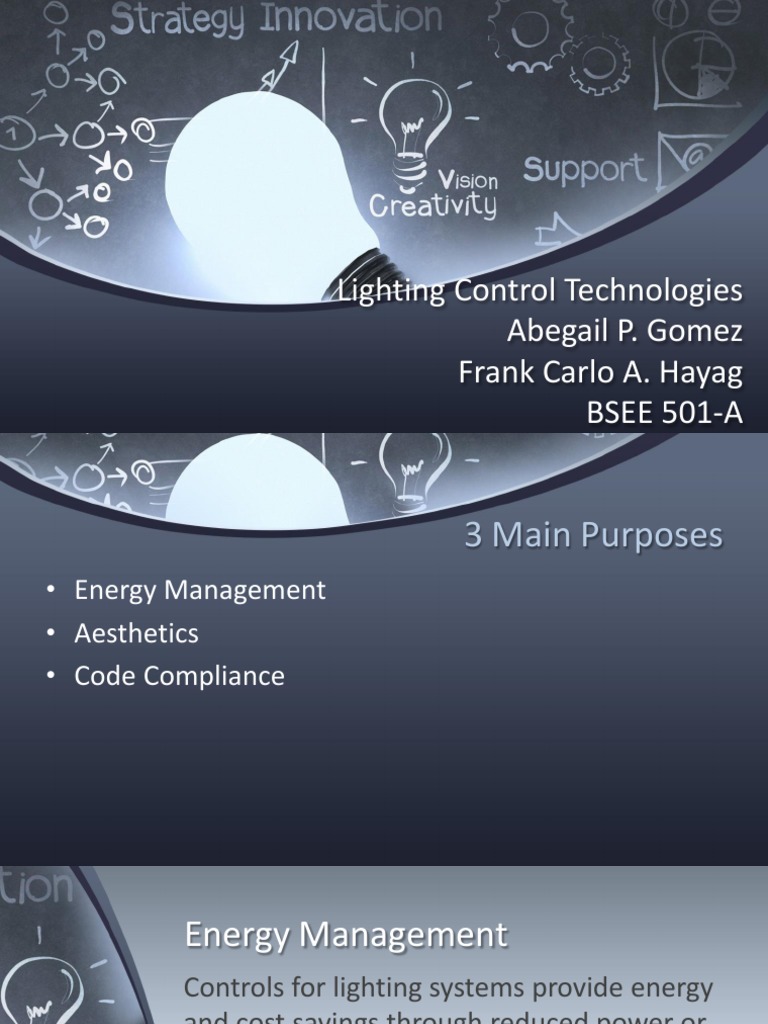 Lighting Control Methods Overview | PDF | Lighting | Electromagnetic ...