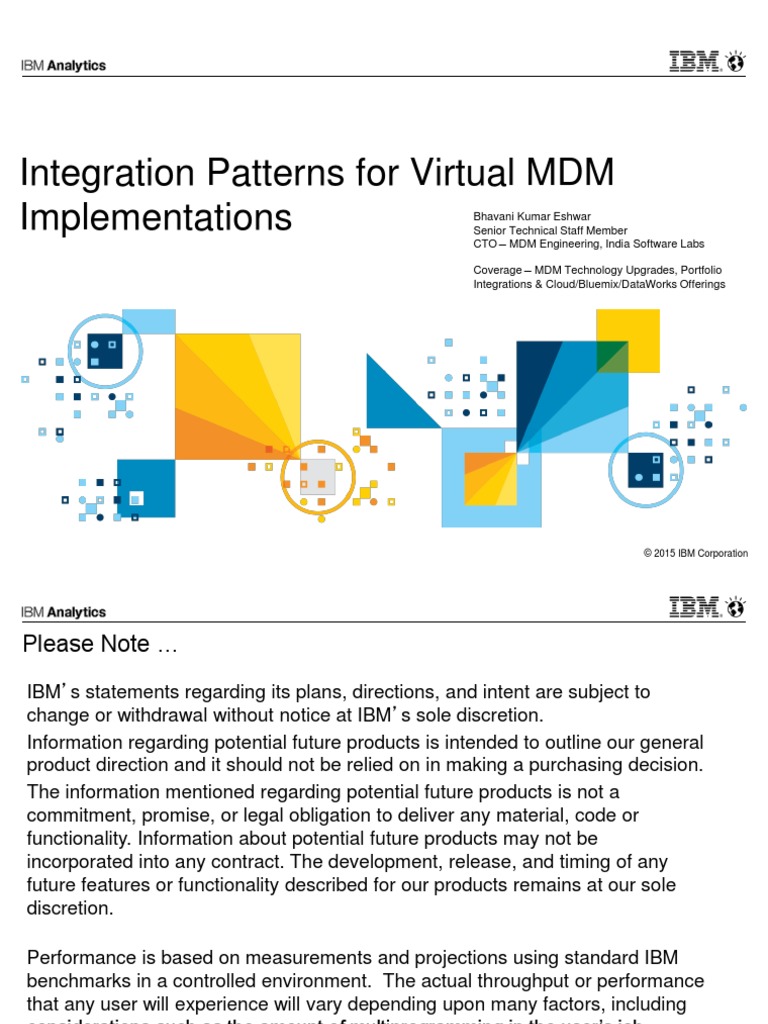 Integration Patterns For Virtual MDM Implementations - WSN1 | Download ... Integration Patterns For Virtual MDM Implementations - WSN1 | Download ...