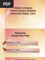 Tabel RDA PD Anak | PDF