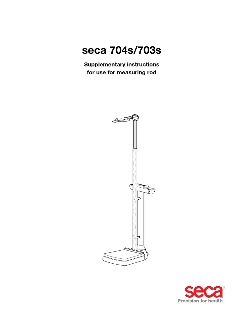 Seca 703s, 704s Scale - User Manual | PDF | Weight | Measurement