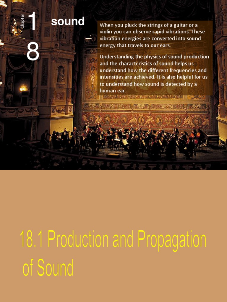 Chapter 18 Sound | PDF | Sound | Reflection (Physics)