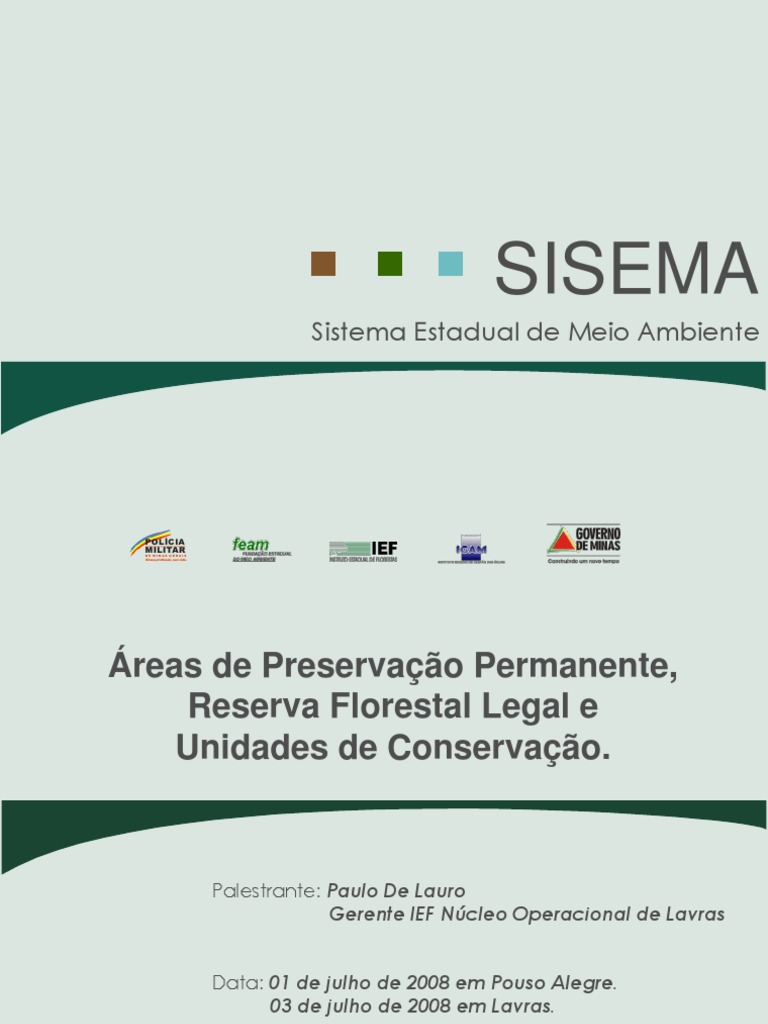 Reserva Florestal Legal | PDF | Conservação (ética) | Biologia de ...