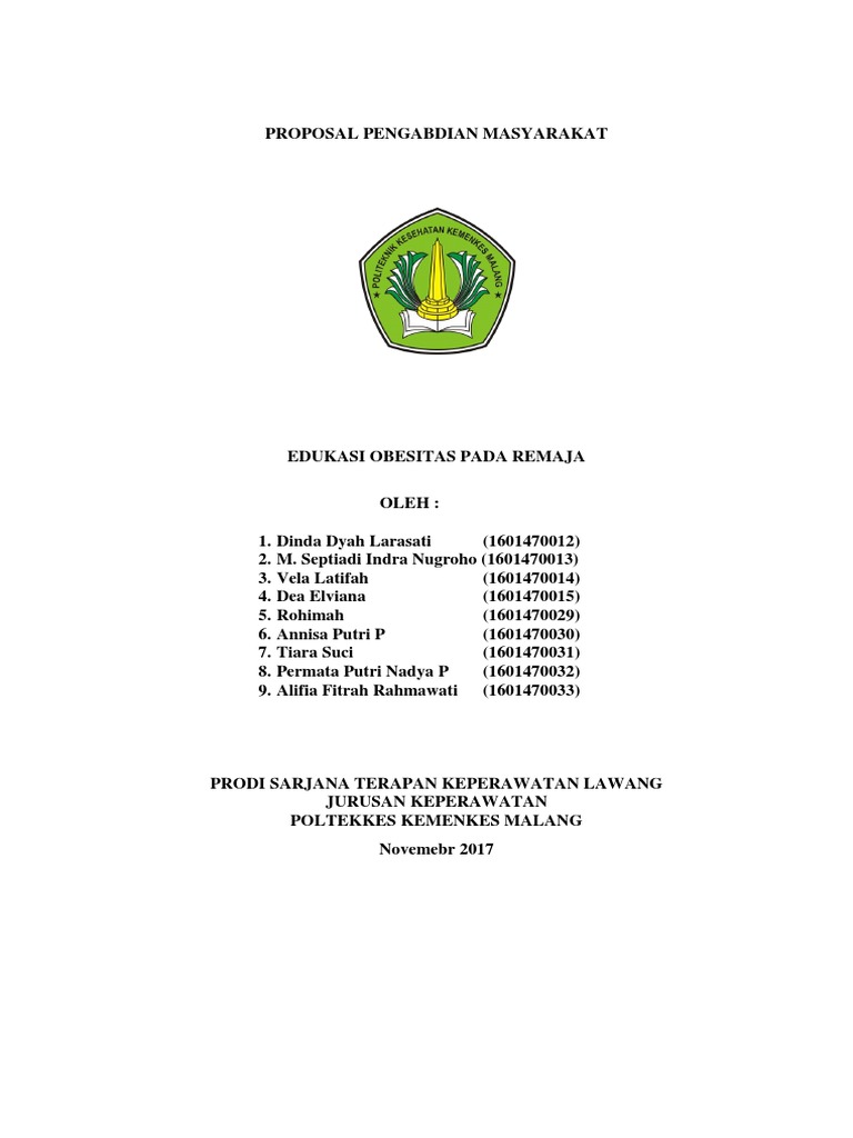 Proposal Pengabdian Masyarakat | PDF
