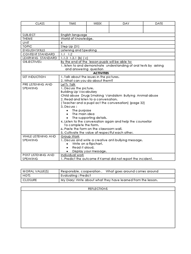UNIT 4 Step Up | PDF | English Language | Conversation