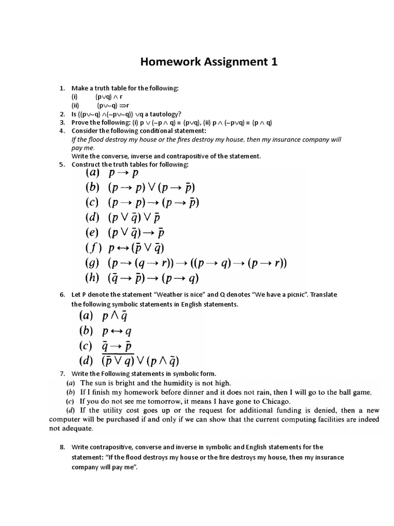 Logic Assignment1 Pdf 
