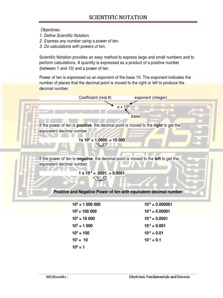 Understanding Scientific Notation Basics | PDF | Exponentiation | Numbers