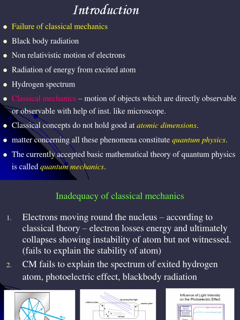 Reference Material I - Unit-I-Introduction To Modern Physics | PDF ...
