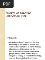 Tips in RRL and RRS Writing | PDF | Methodology | Academic Discipline ...