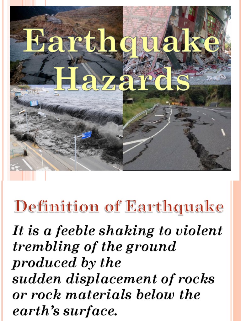 Understanding Earthquake Hazards | PDF | Earthquakes | Tsunami