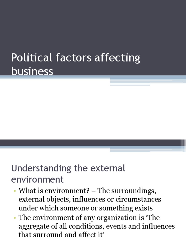 Political Factors Affecting Business | PDF | Cola | Coca Cola