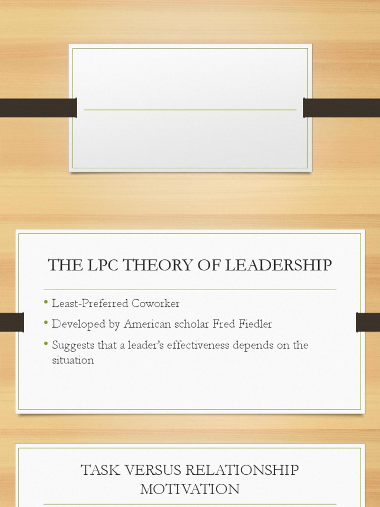 Traditional Models For Understanding Leadership | PDF | Leadership ...