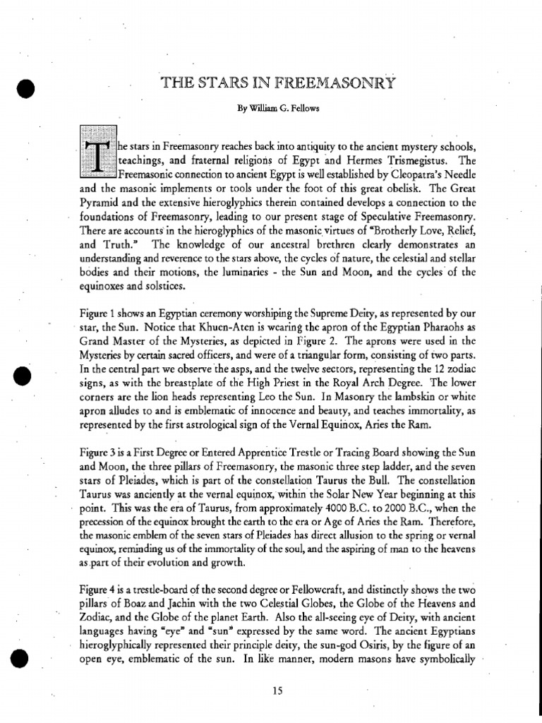 The Celestial Symbolism of Freemasonry: Tracing the Ancient ...