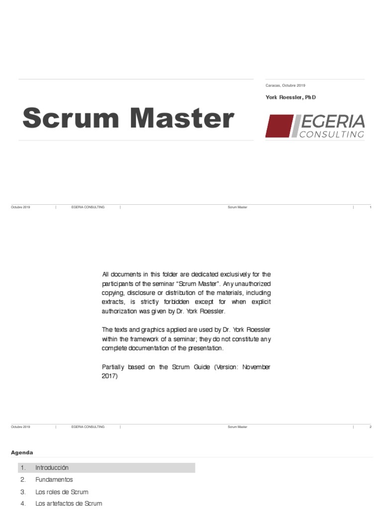 Scrum Master V3.10 Espanol | PDF | Desarrollo Ágil de Software ...