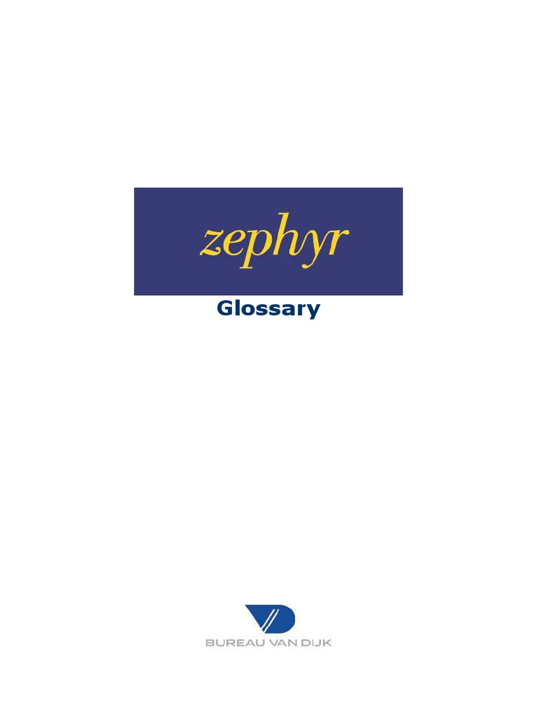 Zephyr Glossary | PDF | Takeover | Mergers And Acquisitions