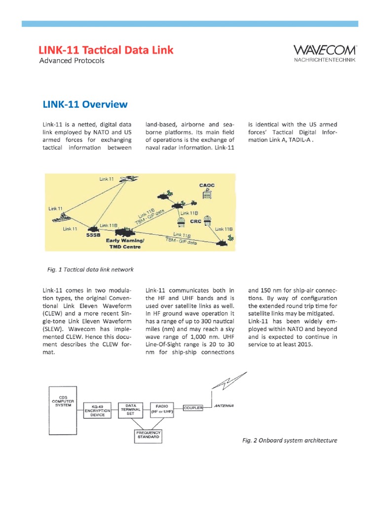 LINK 11 Tactical Data Link - Wavecom Preview - Link-11-Tactical-Data-Link-Wavecom - PDF ...
