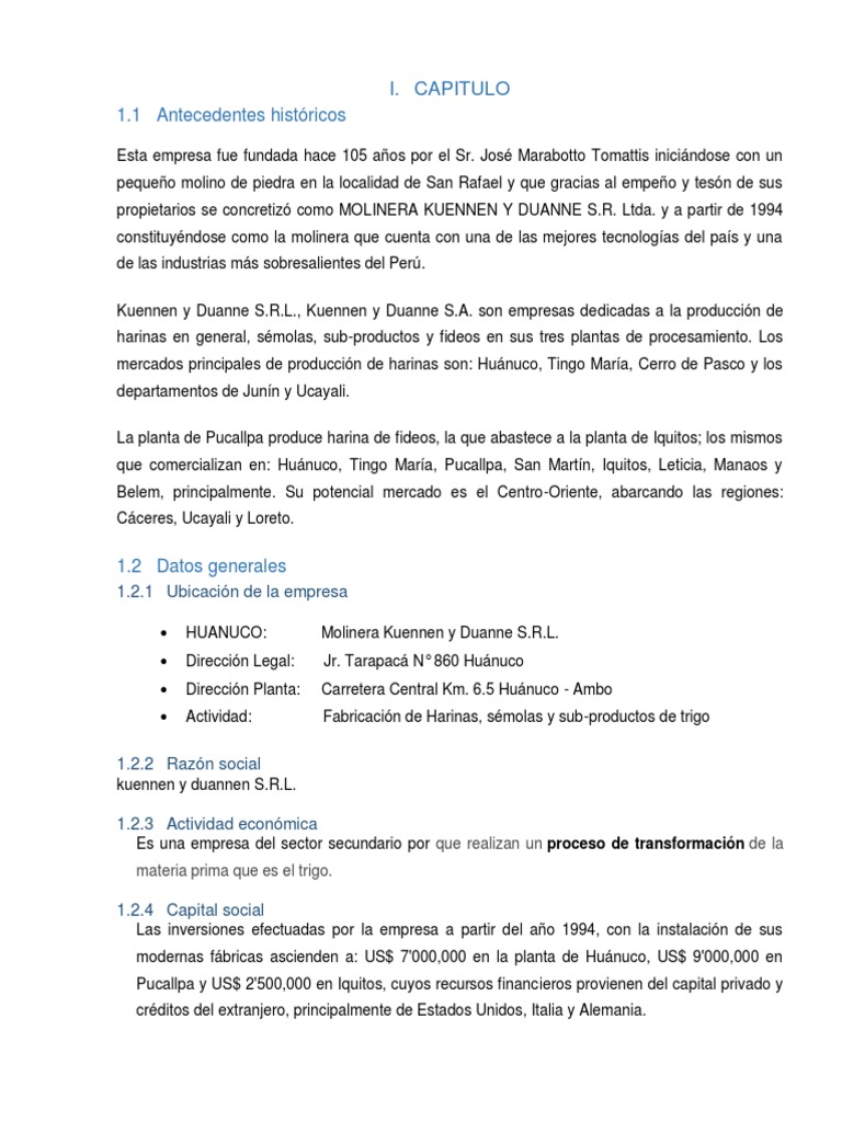 Plan de Mejora Molinera | PDF | Trigo | Ingeniería de confiabilidad