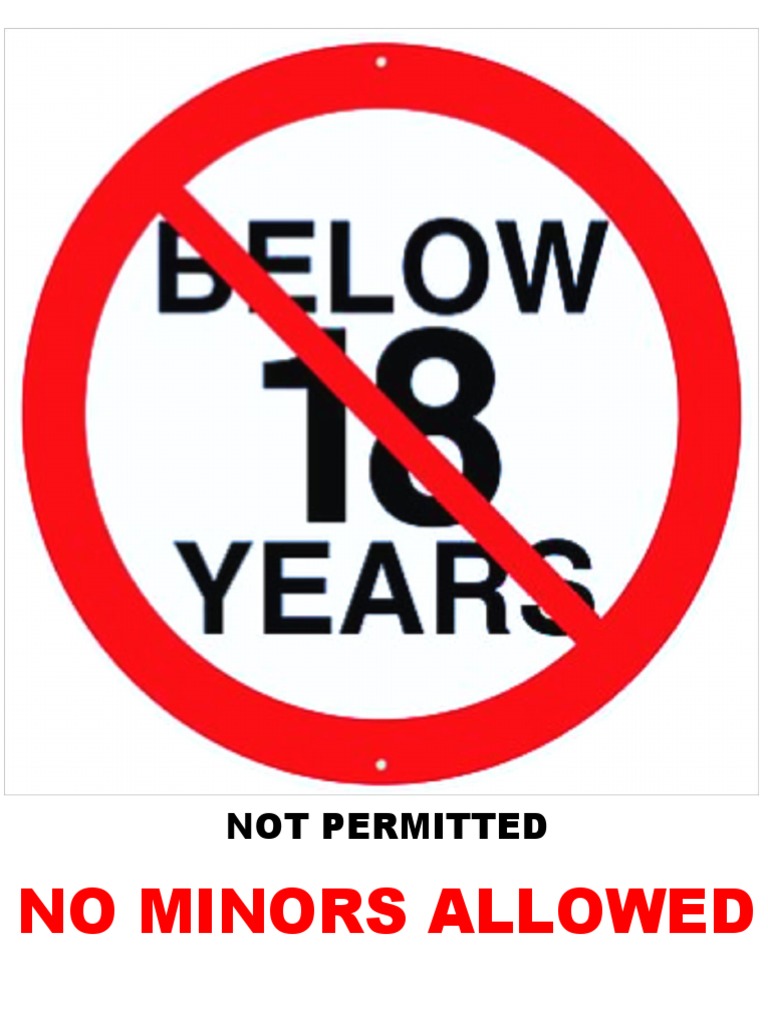 No Minor Allowed | PDF