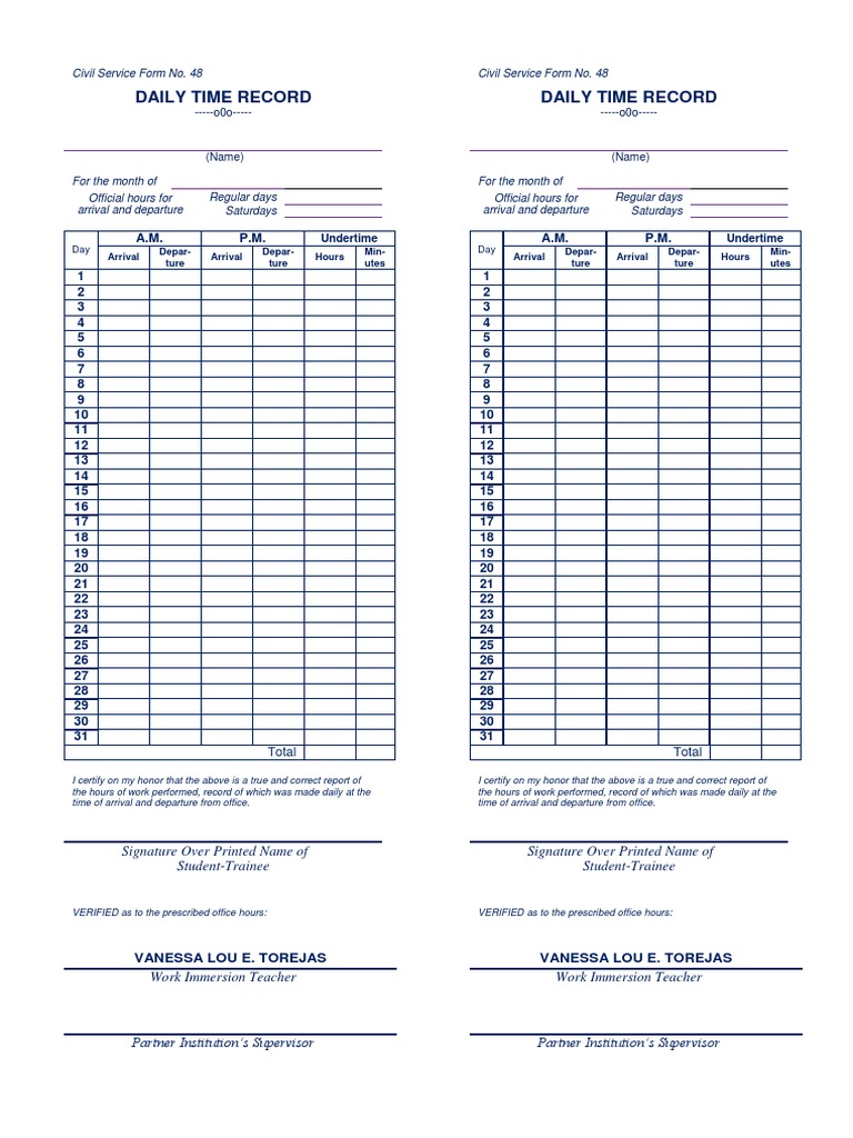 DTR Work Immersion | Download Free PDF | Teaching Mathematics