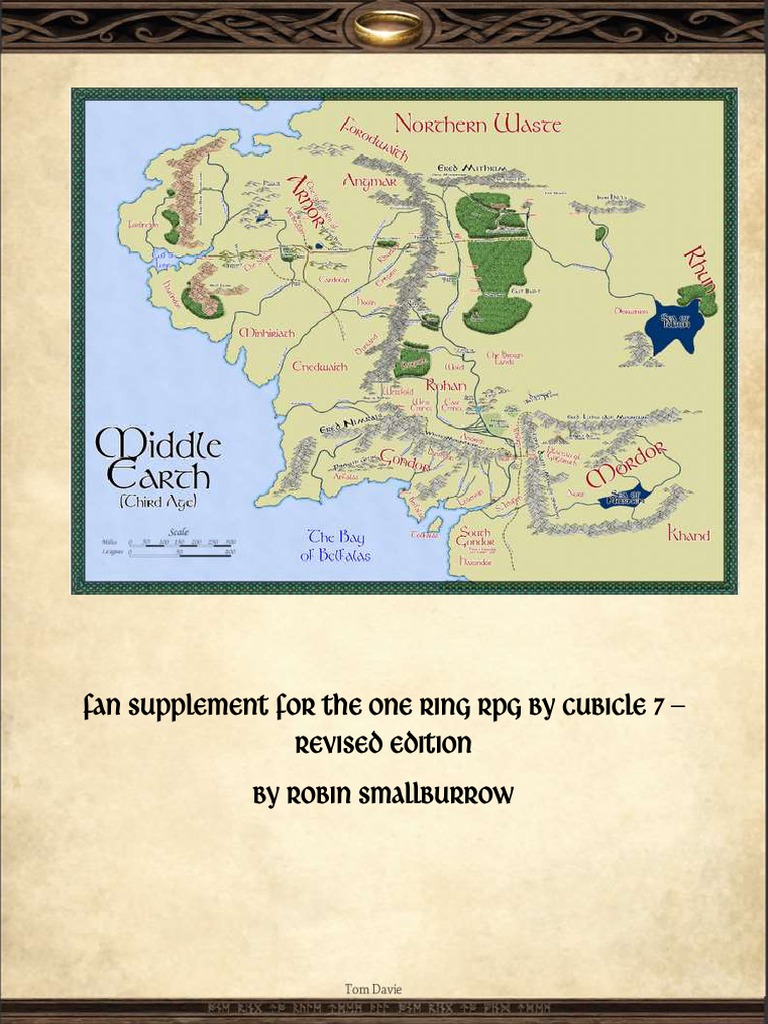 Fan Supplement For TOR Revised Edition PDF | PDF | Dwarf (Middle Earth ...
