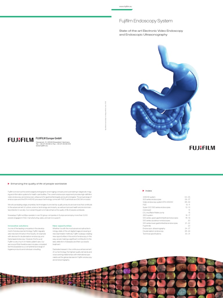 Fujifilm Endoscopy System Brochure | PDF | Endoscopy | Optics