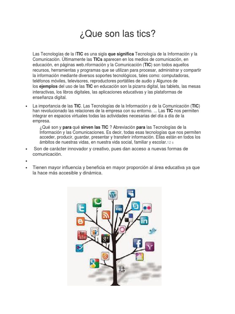 Que Son Las Tics | PDF