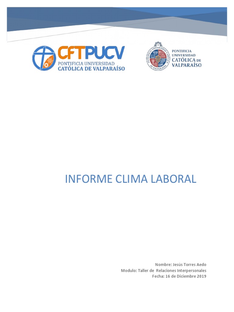 Informe de Clima Laboral y Comunicación | PDF | Liderazgo | Comunicación