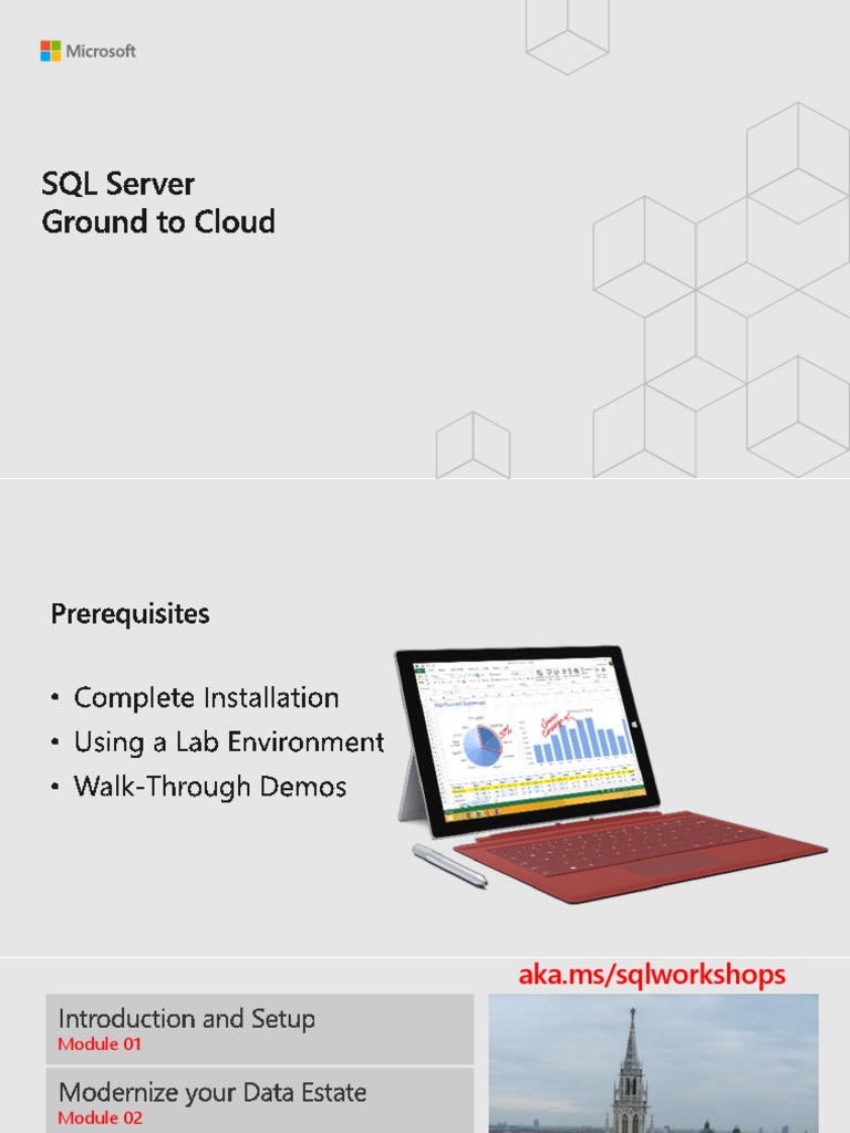 SQL Server Ground To Cloud | PDF | Microsoft Sql Server | Microsoft Azure