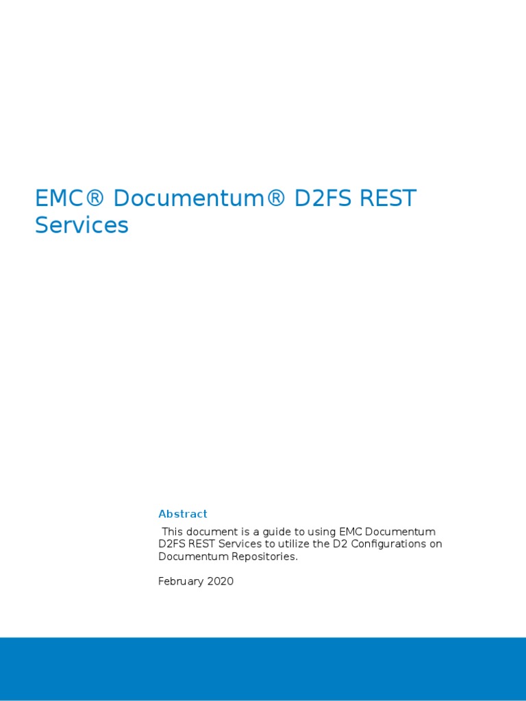 D2FS REST Services Development Guide RESTBoardReview | PDF ...