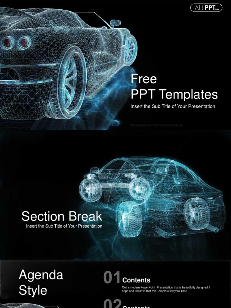 Eco Friendly Electric Car PowerPoint Templates | Download Free PDF ...