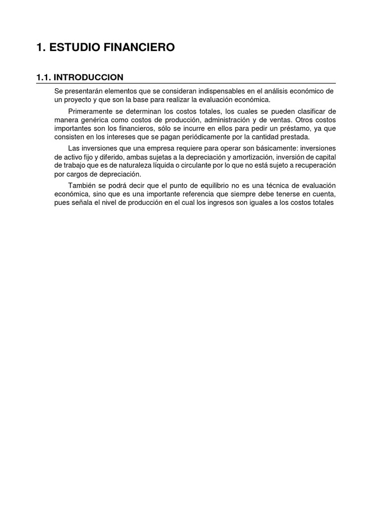 Inversión Total Inicial Fija y Diferida | PDF | Amortización (Negocio ...