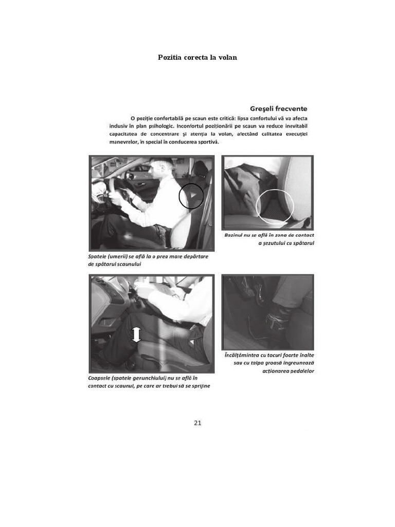 5-Pozitia Corecta La Volan - Norin Pausan PDF | PDF