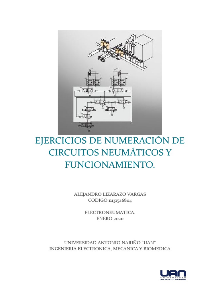 Ejercicios de Electroneumática | PDF | Neumática | Automatización