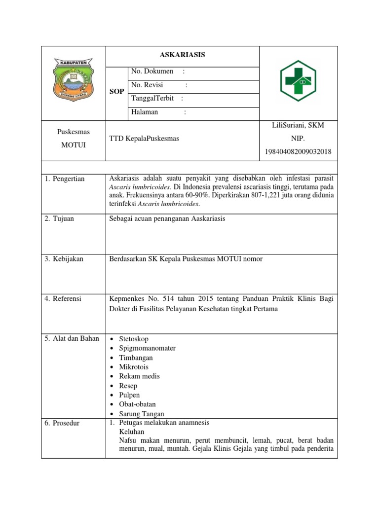 ASKARIASIS | PDF