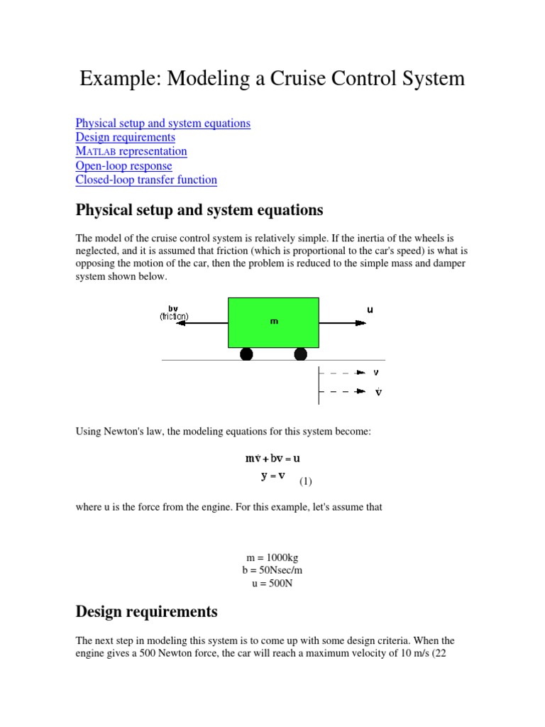Ejemplos Tutorial Control Con Matlab PDF | PDF | Control Theory ...