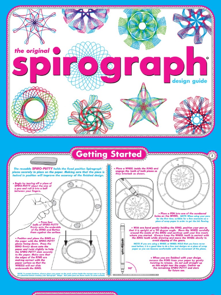Spirograph Deluxe Guide | PDF