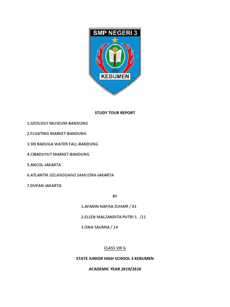 Study Tour Report | PDF