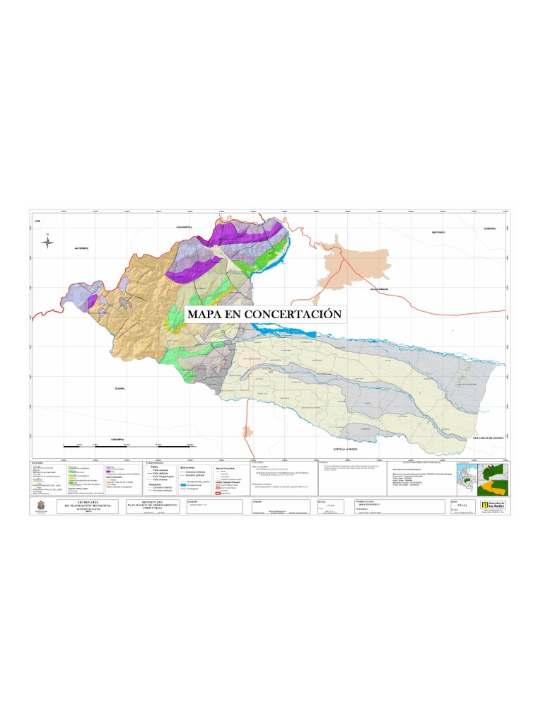 Mapa CG 4 1 Mapa Geologico PDF | PDF