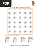 Sopa de Letras de Desastres Naturales - 20 | PDF